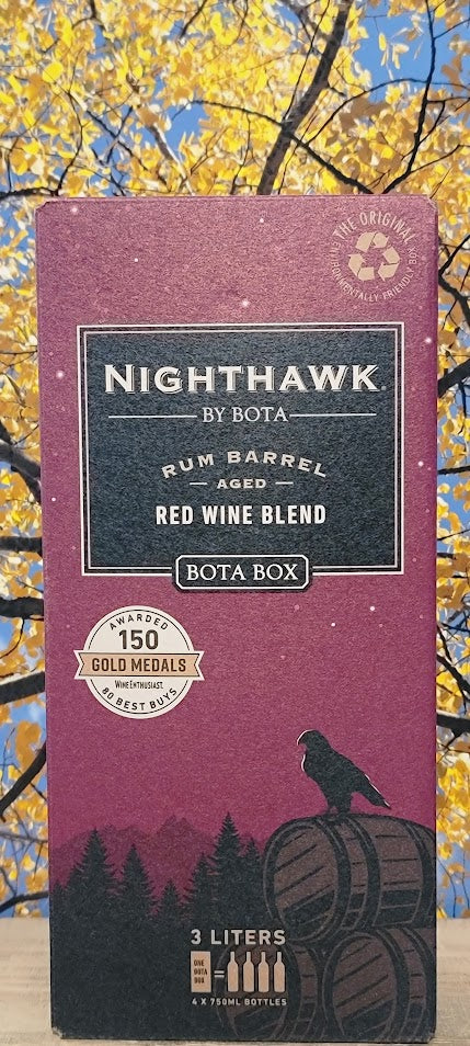 Bota box nighthawk rum barrel red blend – Sovereignty Wines
