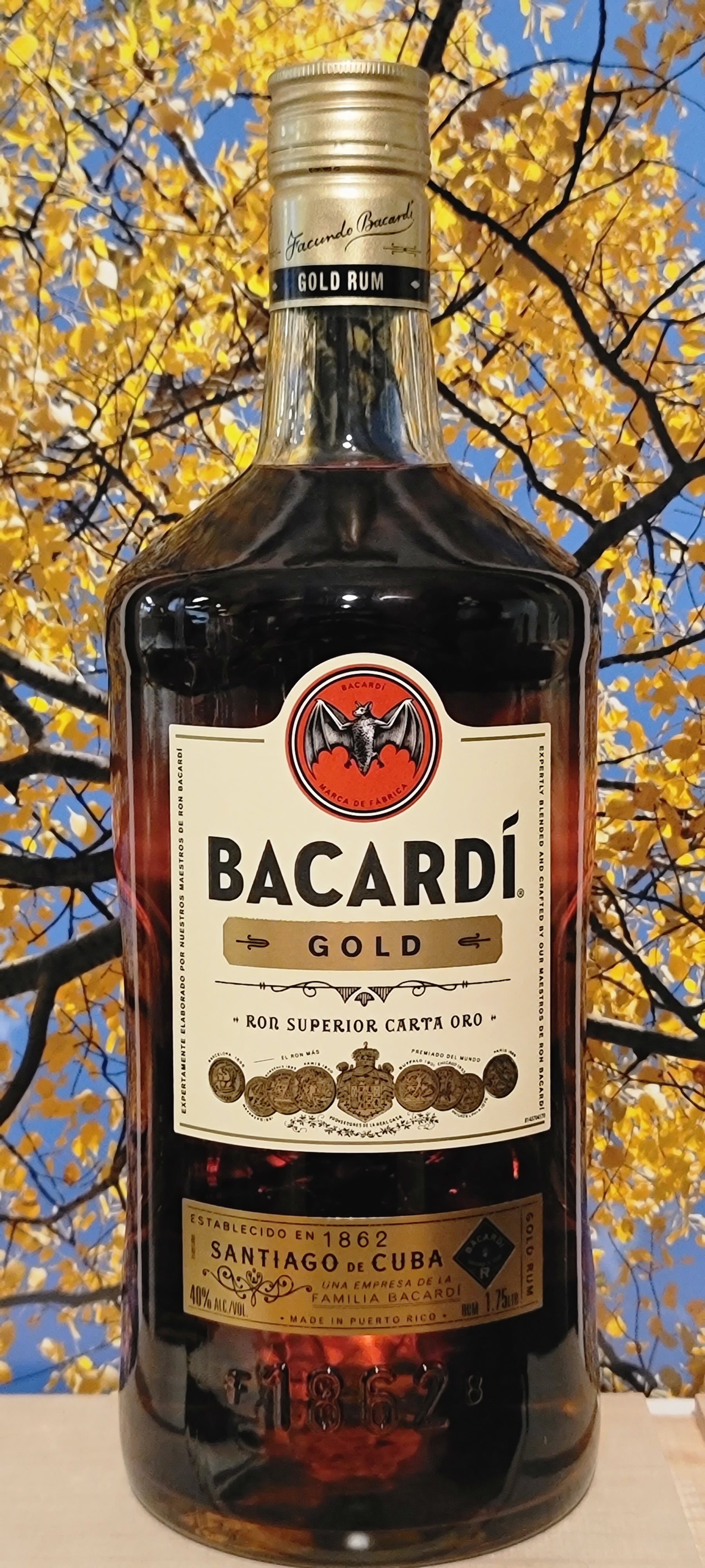 Bacardi gold rum – Sovereignty Wines