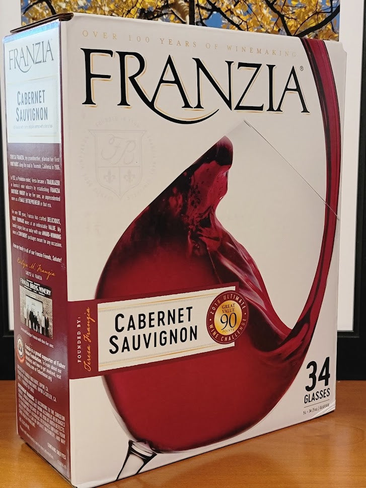 Franzia cab sauv – Sovereignty Wines