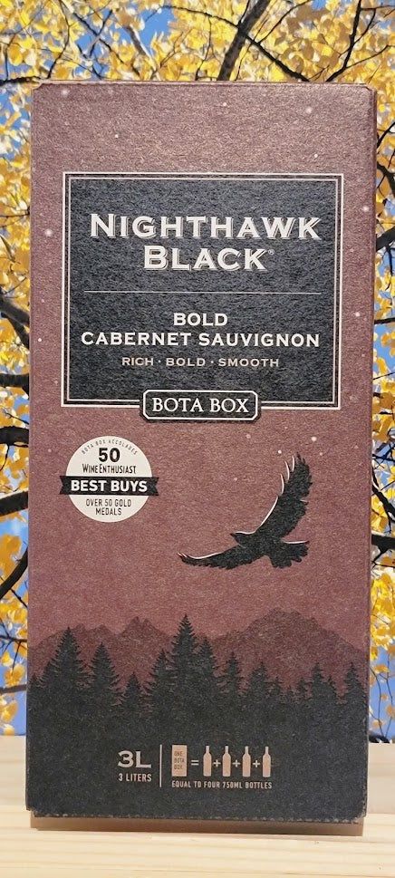 Bota box nighthawk cab sauv – Sovereignty Wines