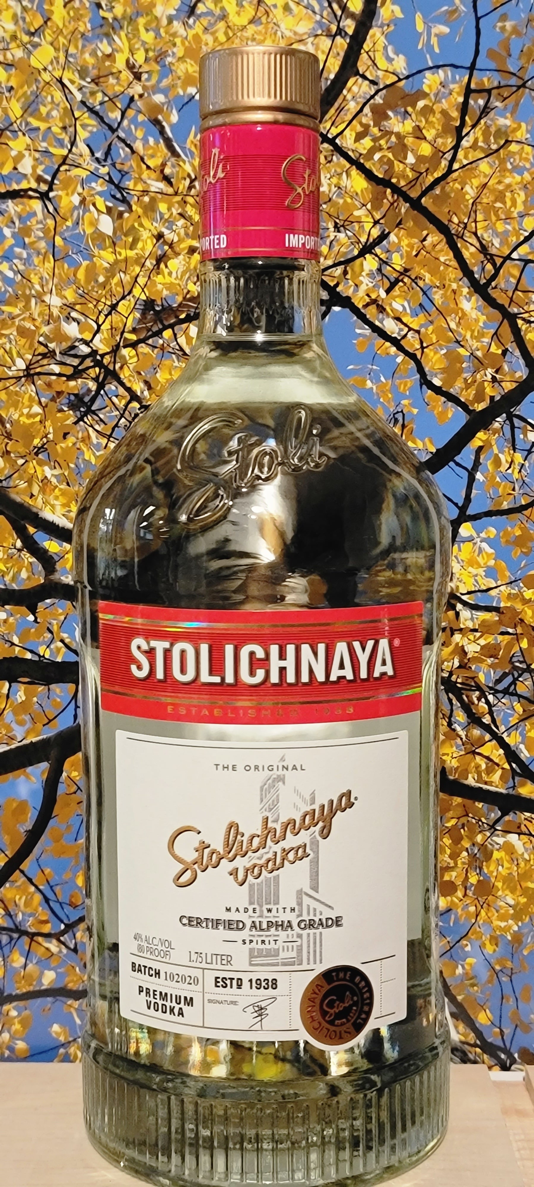 Stolichnaya vodka – Sovereignty Wines