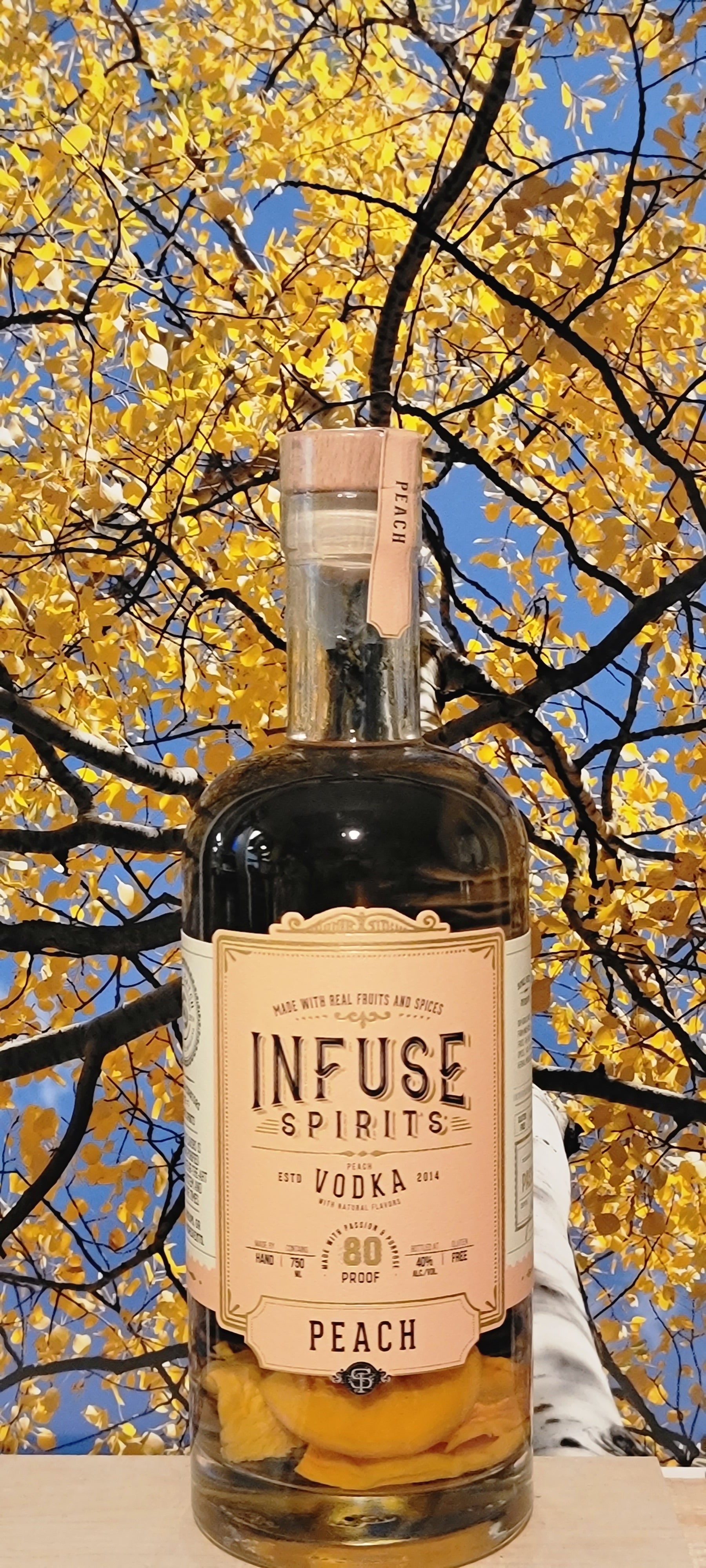 Infuse spirits peach vodka – Sovereignty Wines