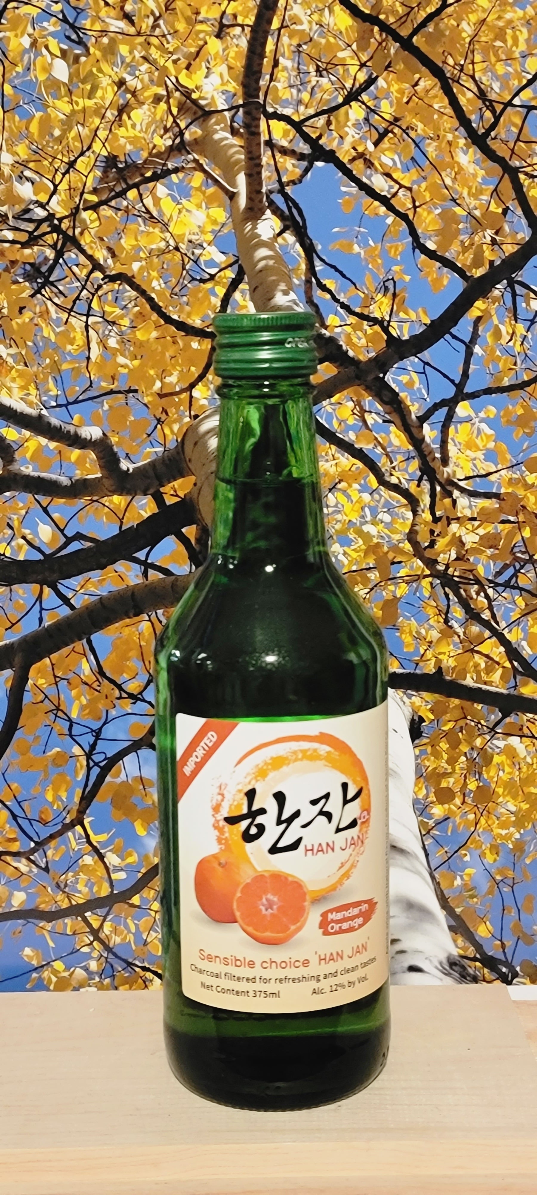 Han jan mandrin orange soju – Sovereignty Wines